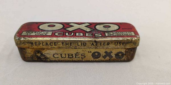 Vintage OXO Cubes Advertising Tin | Maxsold
