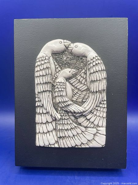 Marie-Claude Denault Earthenware Bas-Relief Artwork | Maxsold