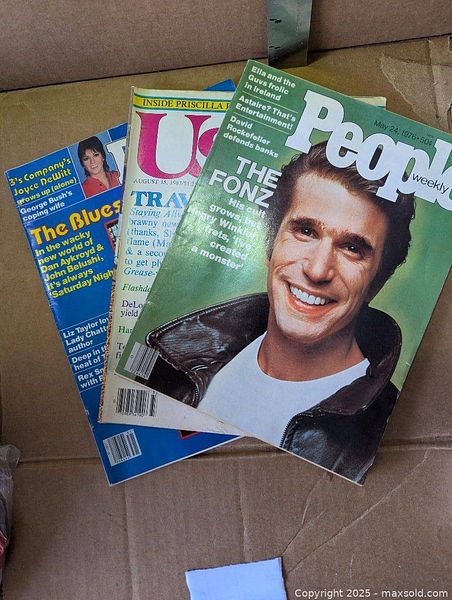 Three vintage celebrity magazines | Maxsold
