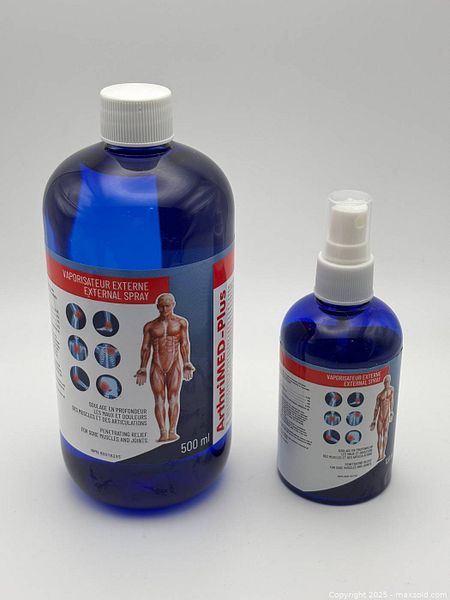 ArthriMED-Plus topical muscle & joint spray, 500 ml and 120 ml bottles ...