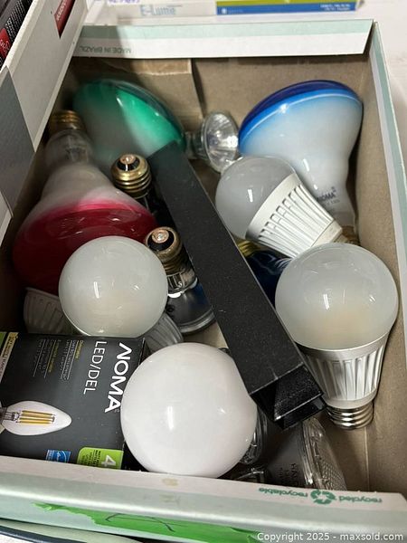 Assorted LED, Filament, CFL Light Bulbs | Maxsold
