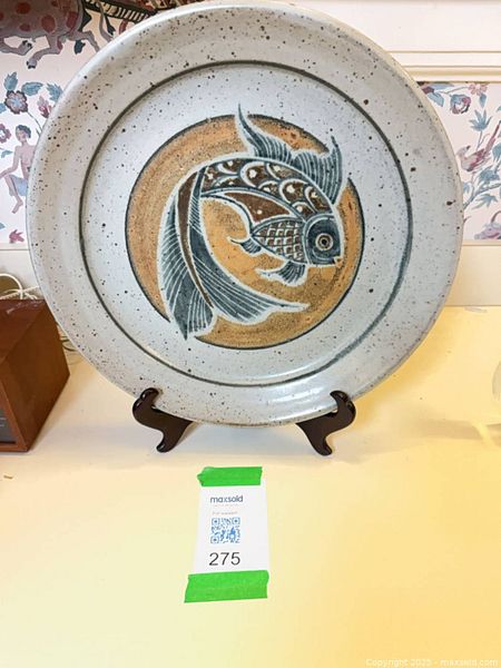 Jack Herman Signed Stoneware Plate | Maxsold