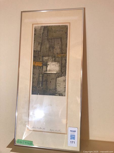 Geoffrey Armstrong "Woven Textures" framed limited edition print 1/10 ...
