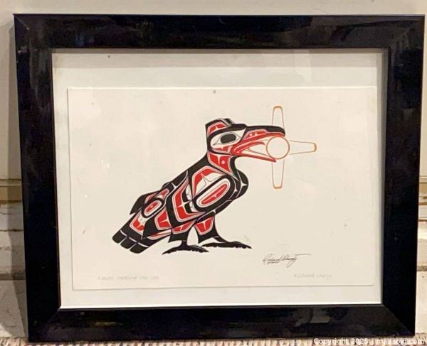 Richard Shorty signed framed print | Maxsold