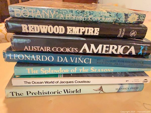Lot Of 7 Large Hardcover Art Books | Maxsold
