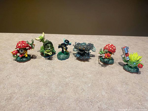 Lot of 6 Skylanders Earth & Life Figures | Maxsold