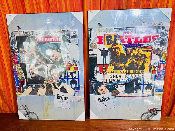 Beatles Anthology promotional posters | Maxsold