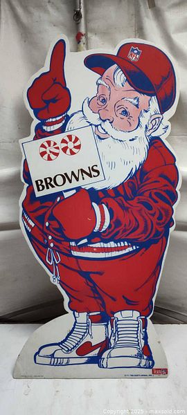 48" 1991 The Party Animal Inc. Cleveland Browns corrugated plastic ...