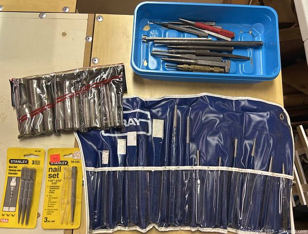 Stanley nail set 58-230 packs with loose steel punches | Maxsold
