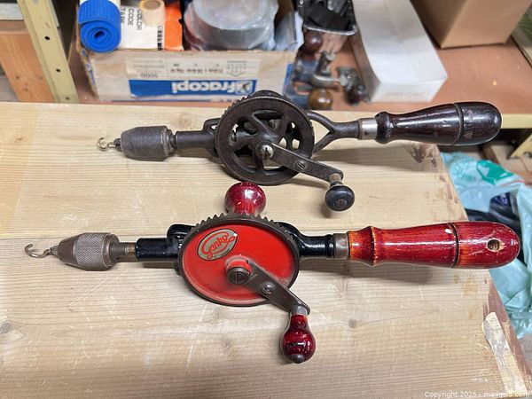 Two vintage hand drills including Genko | Maxsold