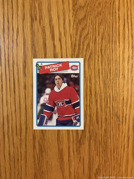 1988-89 Topps Patrick Roy card #116 | Maxsold