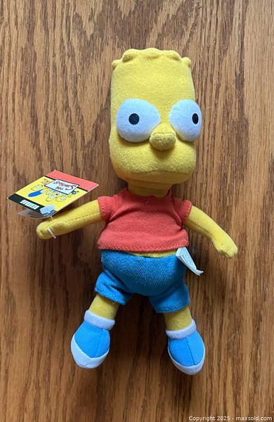 Bart Simpson Plush with Tag | Maxsold