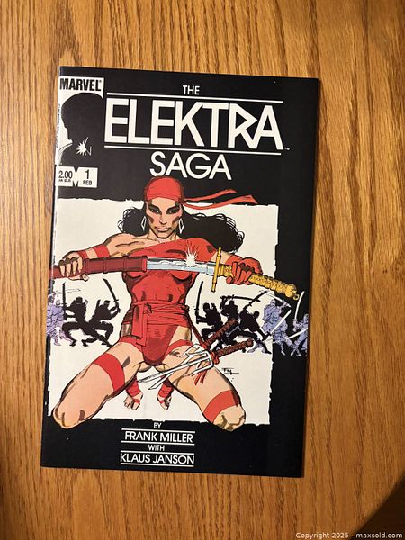 Marvel The Elektra Saga #1 comic book | Maxsold