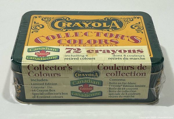 Crayola Collector's Colors Limited Edition Tin | Maxsold