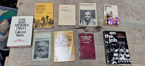 Bundle of 10 Marxism, Socialism & Labour books | Maxsold