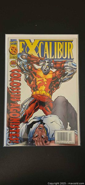 Excalibur #92 Marvel Comics newsstand Colossus cover | Maxsold