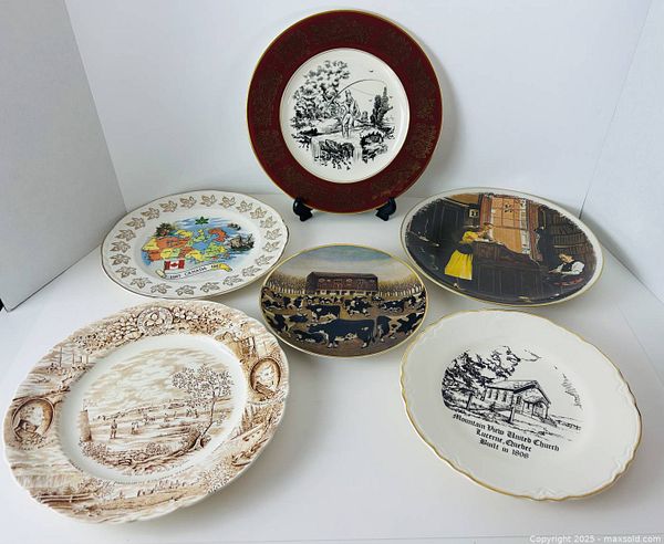 Collectible Decorative Plates Set of 6 | Maxsold