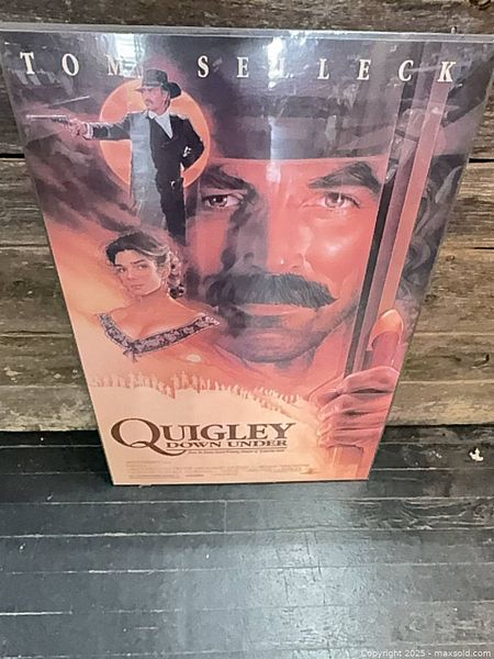 Quigley Down Under mounted movie poster | Maxsold