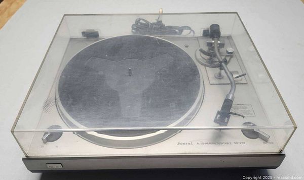 Sansui SR-232 Auto-Return Turntable | Maxsold
