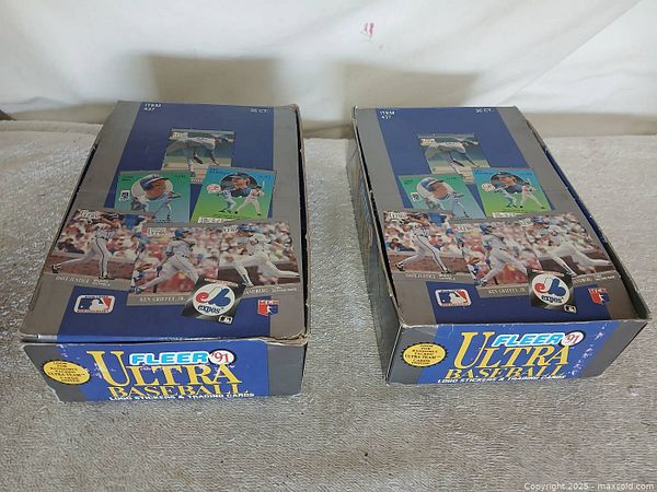 Fleer '91 Ultra Baseball 36-Pack Boxes, 2 | Maxsold