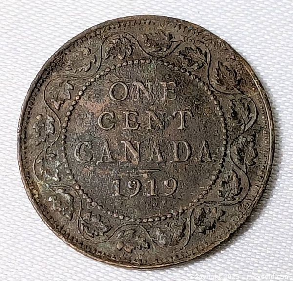 1919 Canada One Cent Coin | Maxsold