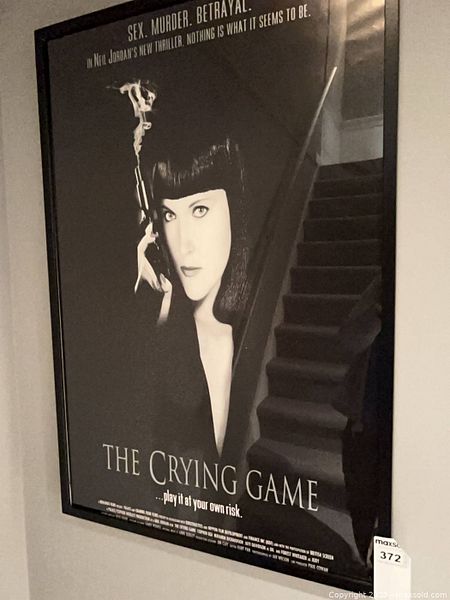 The Crying Game framed movie poster 36x25 | Maxsold