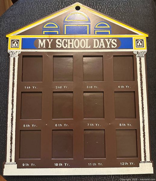 Regal My School Days hard plastic photo frame | Maxsold