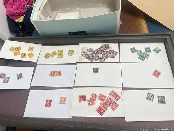 Mixed vintage U.S. used postage stamps | Maxsold