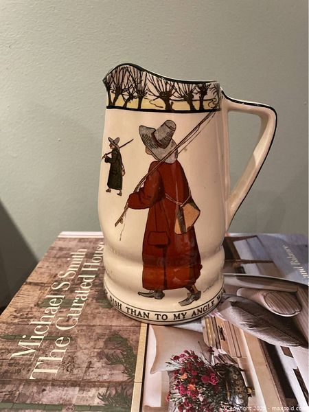 Royal Doulton Isaac Walton Ware Pitcher 19cm | Maxsold