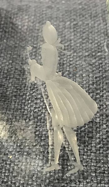 Vintage etched glass panel with I. Magnin box | Maxsold