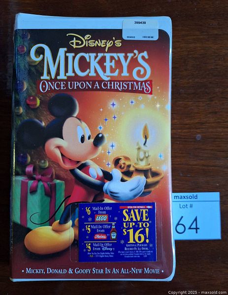 Disney Mickey's Once Upon a Christmas VHS sealed | Maxsold