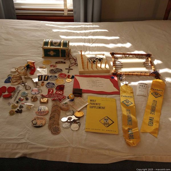 Boy Scouts of America Cub Scout memorabilia lot | Maxsold