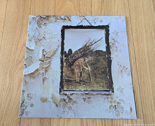 Led Zeppelin IV vinyl record 1971 | Maxsold