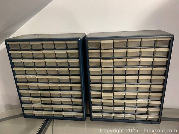 Two multi-drawer storage cabinets | Maxsold