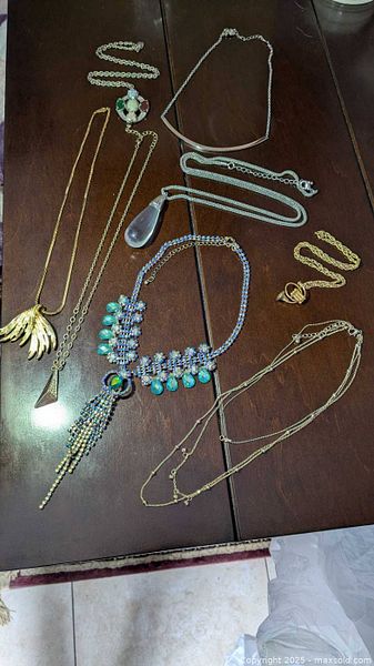 Jacobite Celtic Cross Pendant And Assorted Necklaces | Maxsold