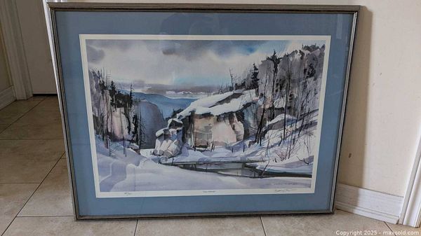 Brian Atyeo signed lithograph Solitude | Maxsold