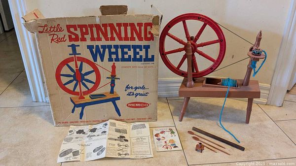 Remco Little Red Spinning Wheel toy with box | Maxsold