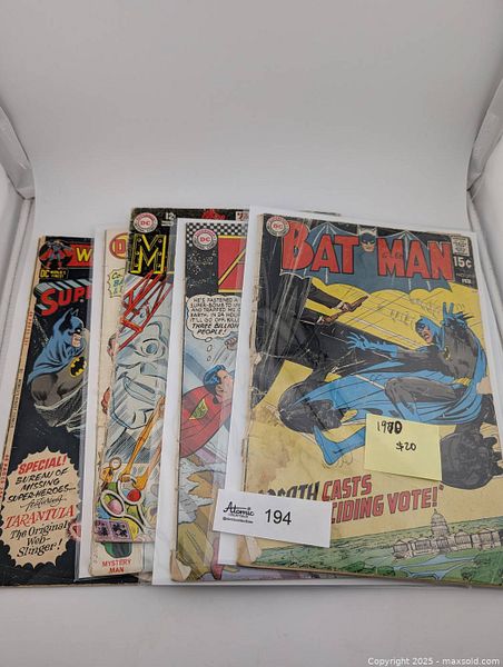 1960s-70s DC Comics Batman, Action Comics, Metal Men | Maxsold