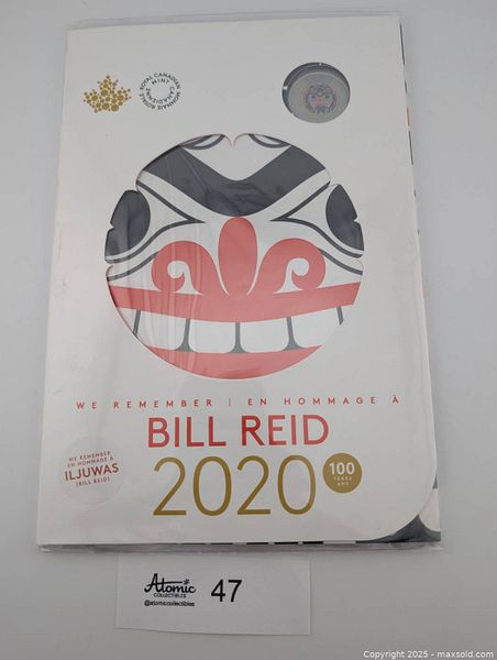 2020 Royal Canadian Mint We Remember Bill Reid uncirculated coin set ...