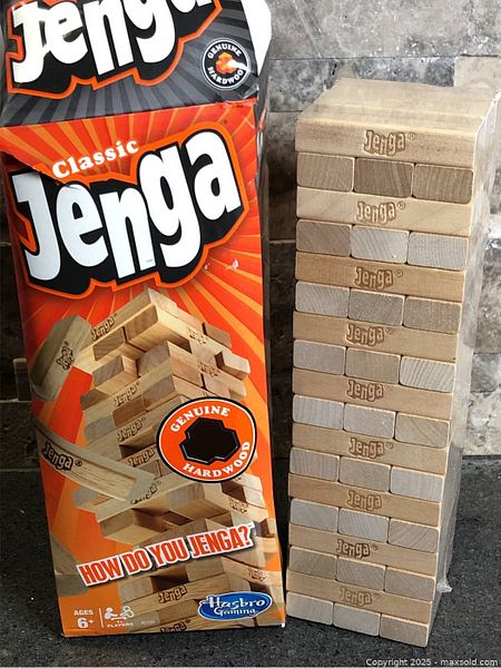 Classic Wooden Jenga Game | Maxsold