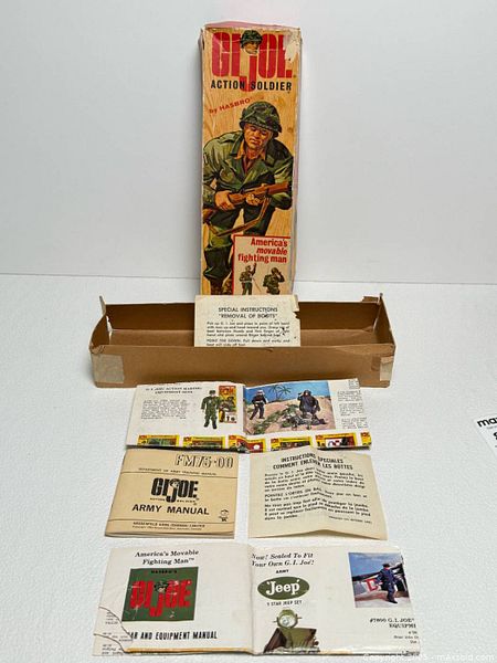 GI Joe Action Soldier box and manuals | Maxsold