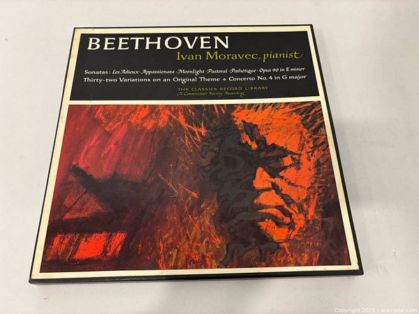 Beethoven 4-LP box set with Ivan Moravec | Maxsold