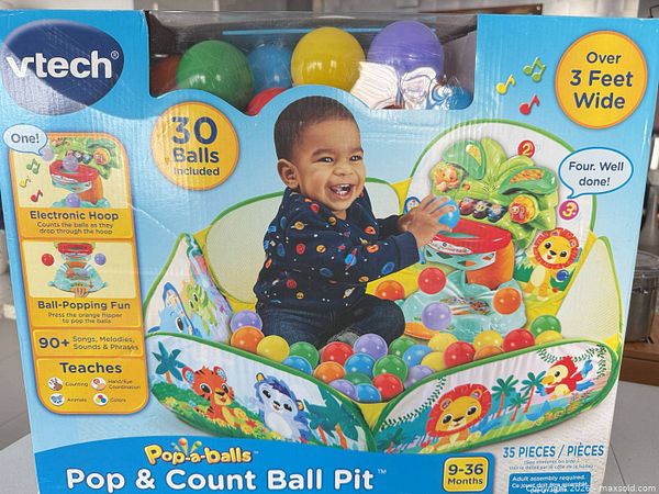 VTech Pop and Count Ball Pit, sealed box | Maxsold