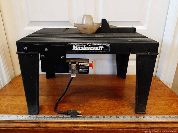 Mastercraft benchtop router table | Maxsold
