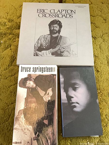 Eric Clapton, Bruce Springsteen & Billy Joel CD box sets | Maxsold