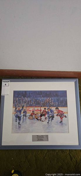Winning Goal Tim Hortons limited art | Maxsold
