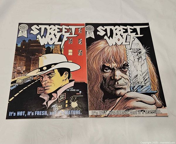 Street Wolf comic books issues 1 and 2 | Maxsold