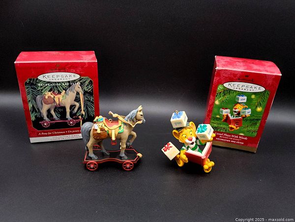 1999 & 2001 Hallmark Keepsake Ornaments | Maxsold
