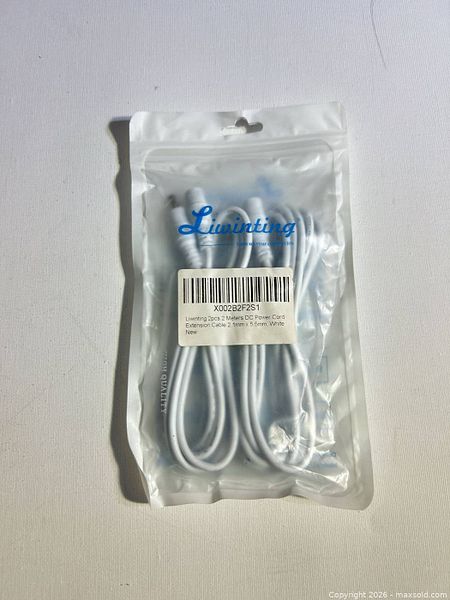 Liwinting 2m DC Power Extension Cables, 2-Pack | Maxsold