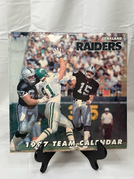 1997 Oakland Raiders team calendar | Maxsold